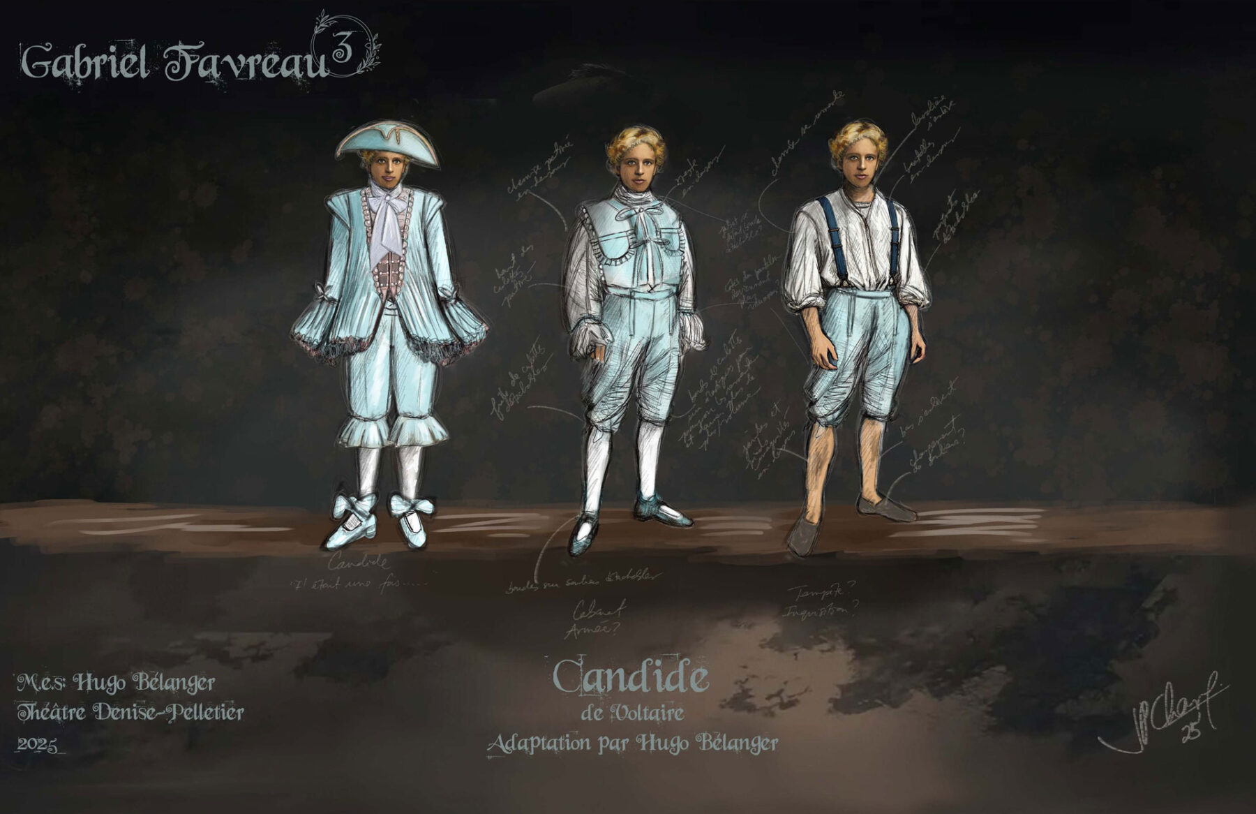 Raconter Candide à travers les costumes – Théâtre Denise-Pelletier